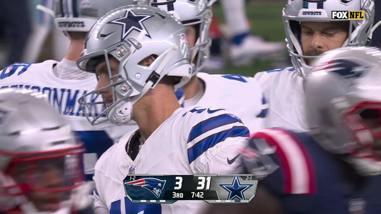Kicker Brandon Aubrey's 33-yard FG extends Dallas Cowboys' lead to 31-3 ...