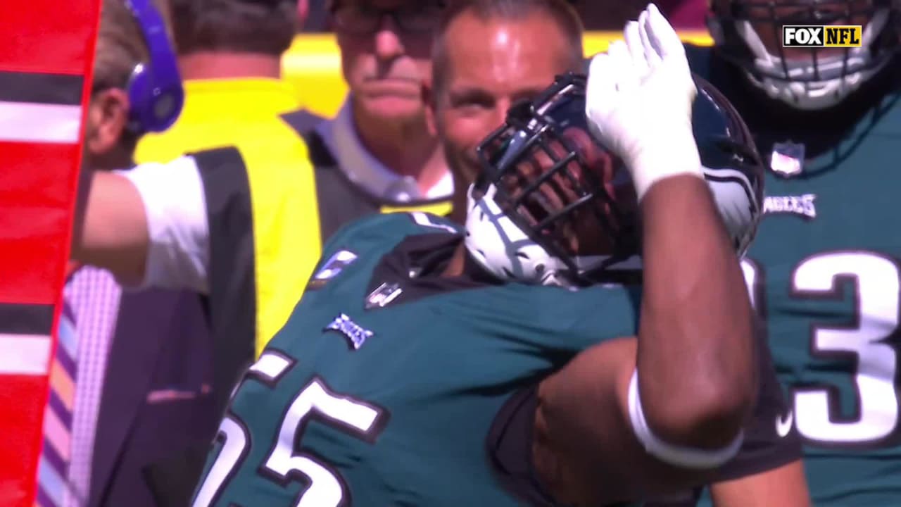 Philadelphia Eagles defensive lineman Brandon Graham strip-sacks ...