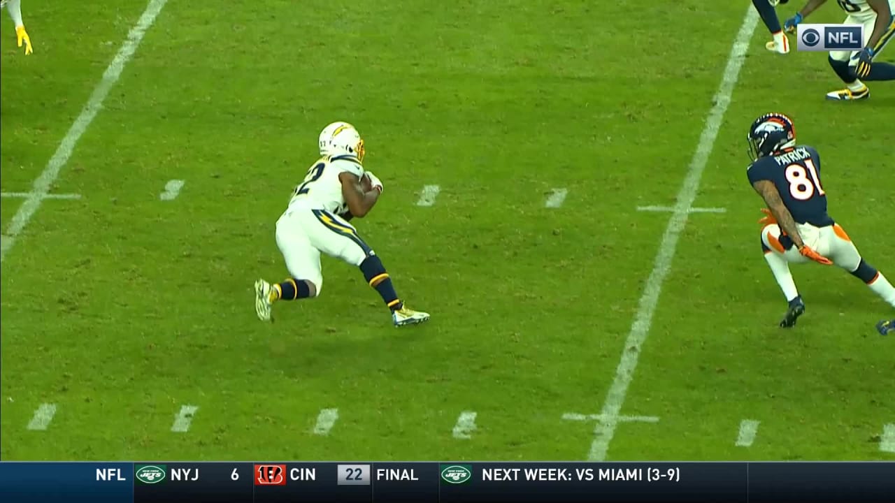 Denzel Perryman baits Drew Lock into key INT