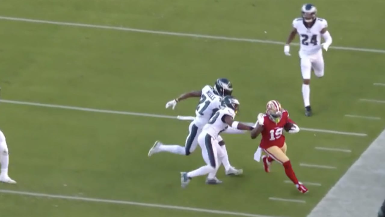 San Francisco 49ers wide receiver Deebo Samuel takes second lateral for ...