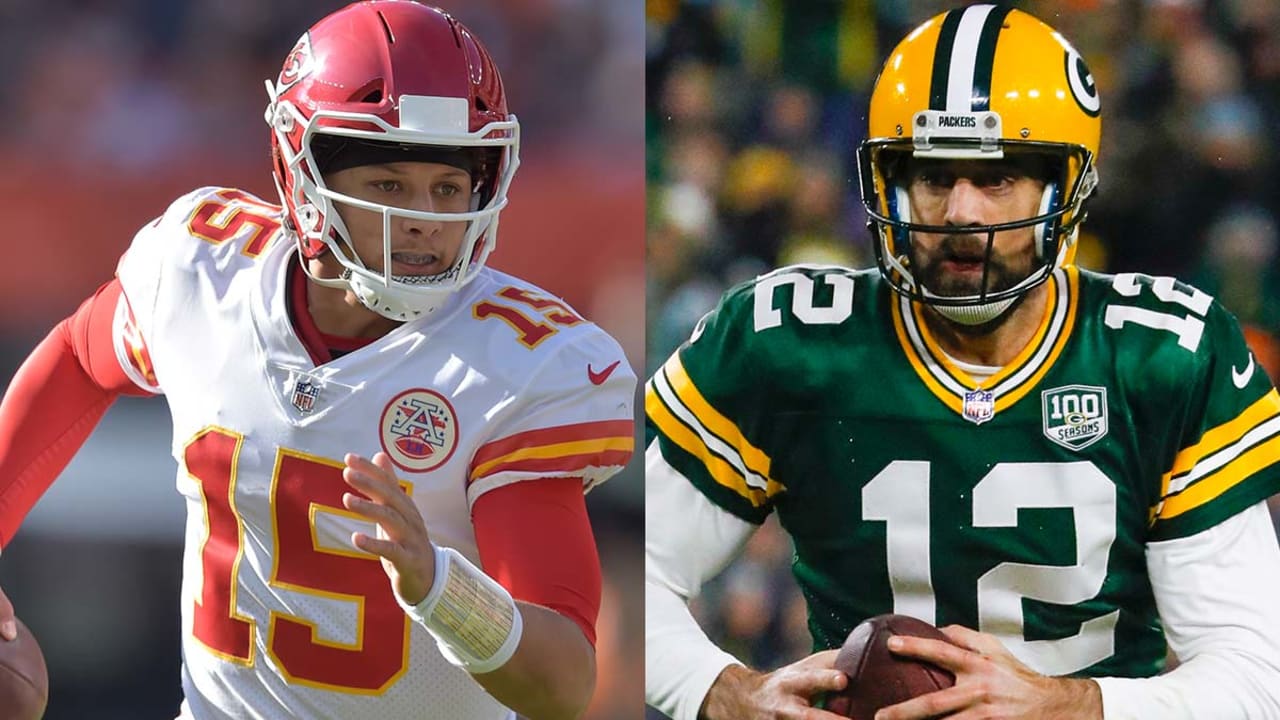 Aaron Rodgers sees 'young self' in Patrick Mahomes