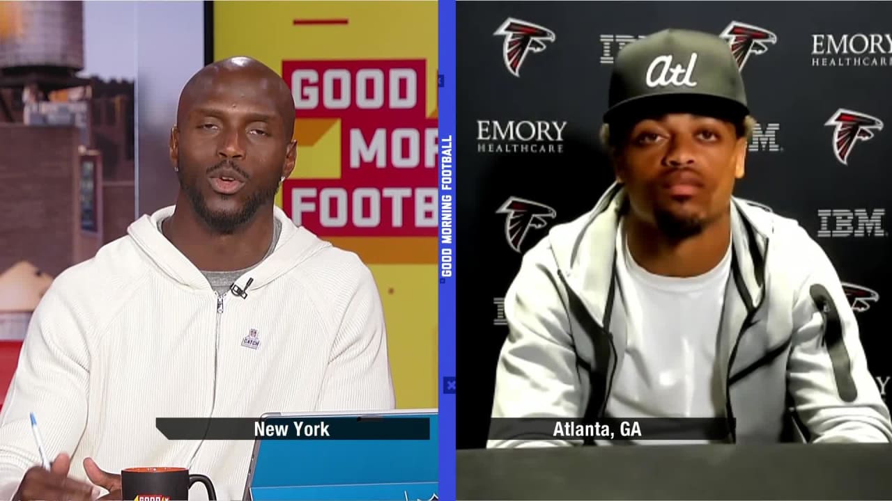 Atlanta Falcons cornerback A.J. Terrell on WR Drake London's rookie season