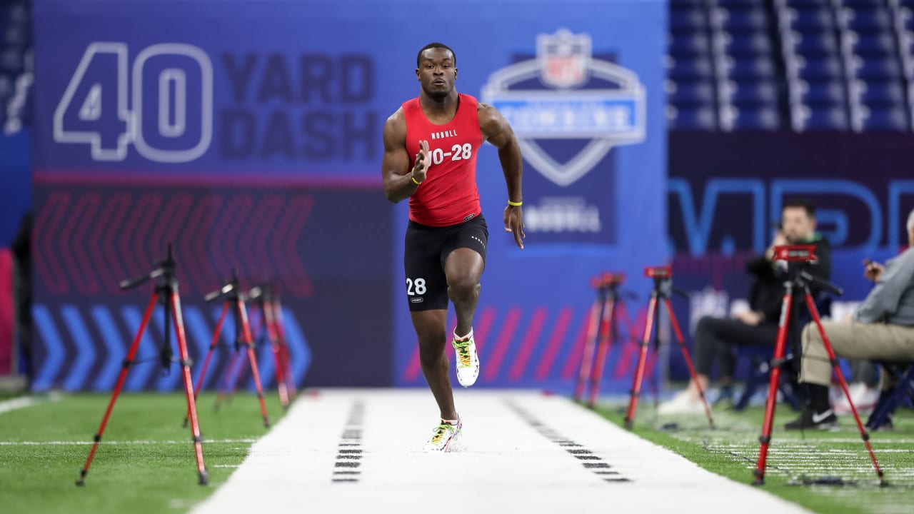 Wide receiver Jaray Jenkins runs official 4.60-second 40-yard dash at ...