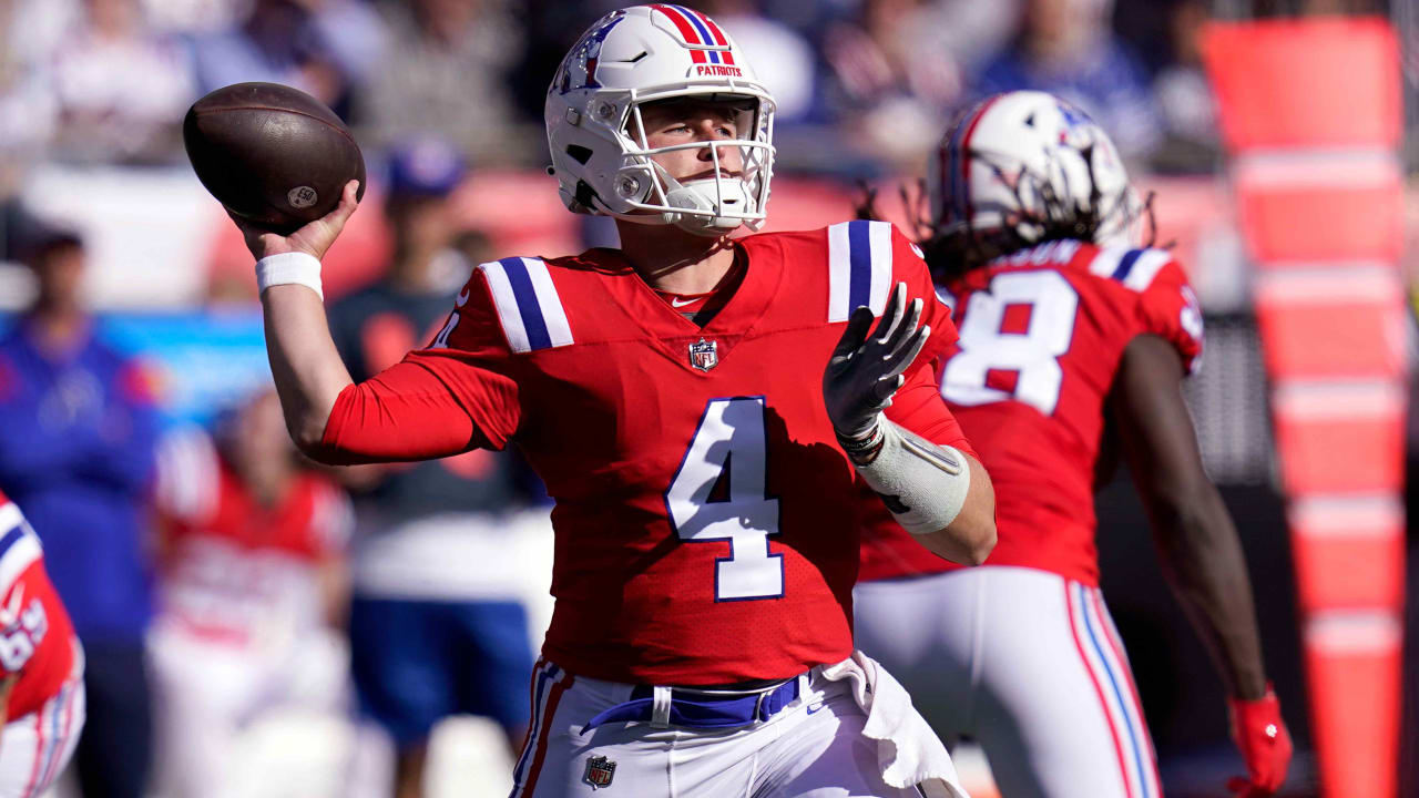 New England Patriots quarterback Bailey Zappe's best plays vs. Detroit ...