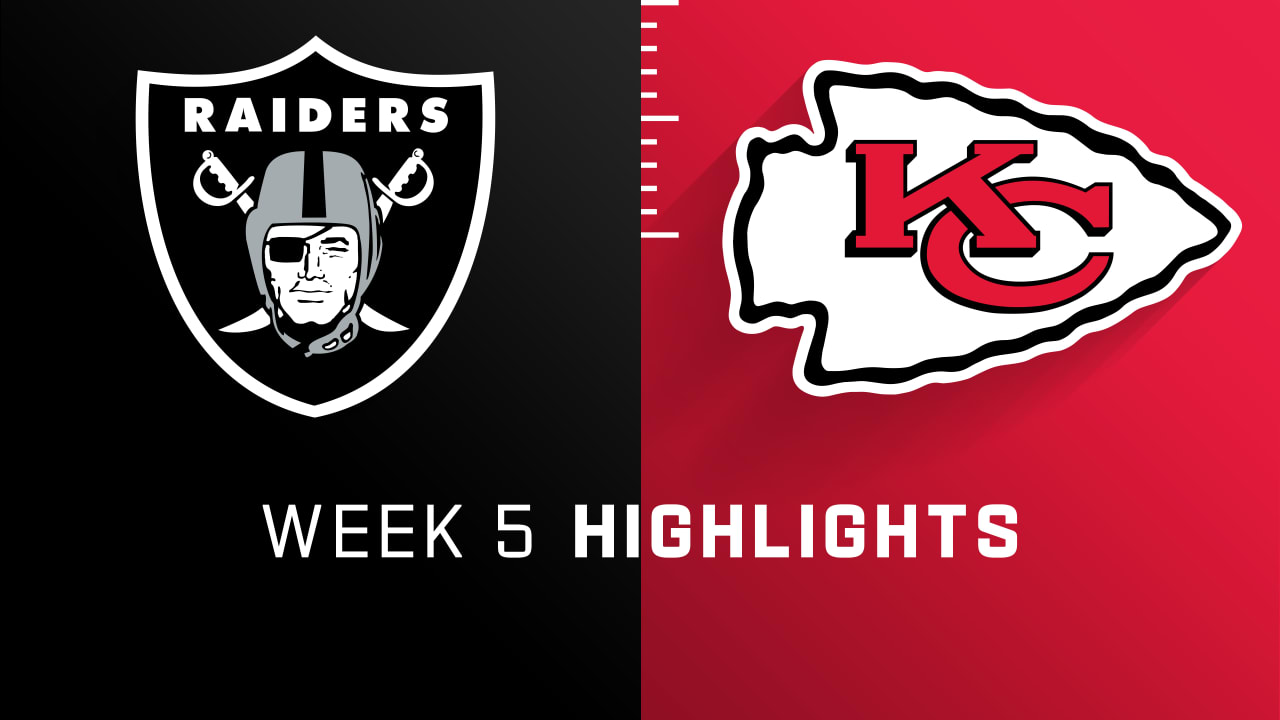 Las Vegas Raiders vs. Kansas City Chiefs highlights | Week 5