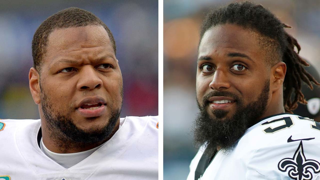Cam Jordan laments Suh's choice, tips QB preference