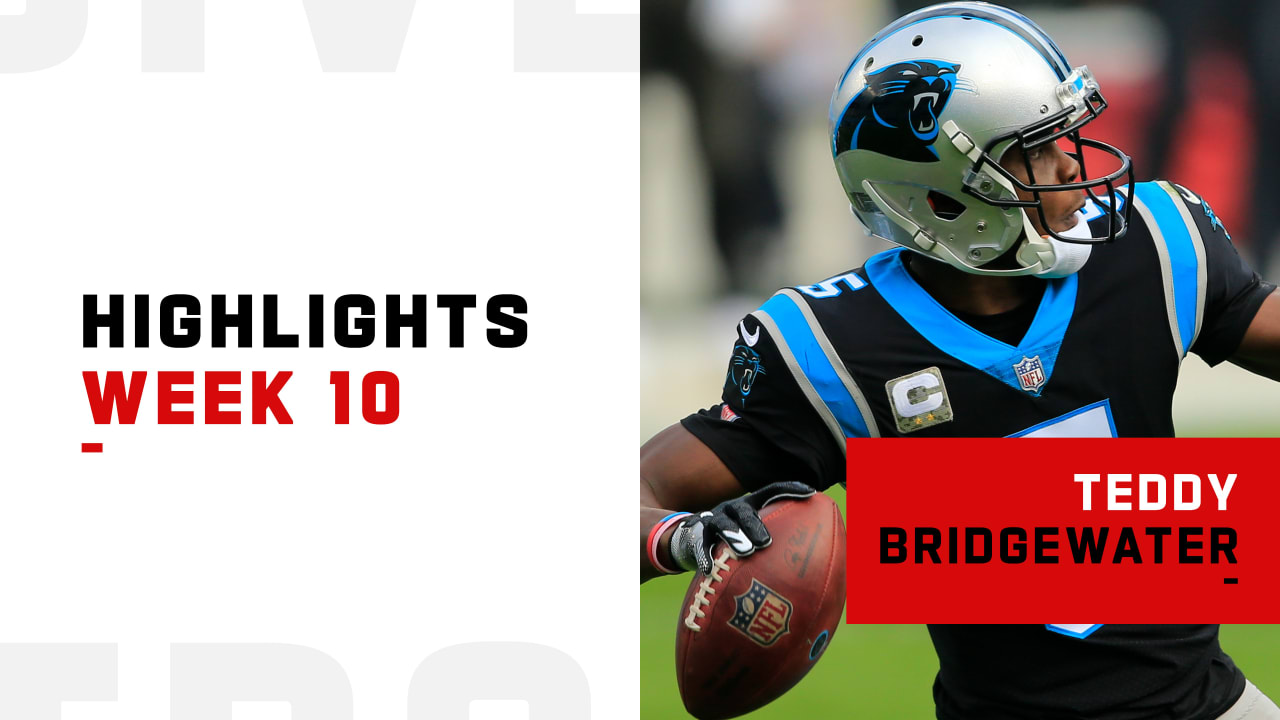 Carolina Panthers quarterback Teddy Bridgewater's best throws from 2-TD ...