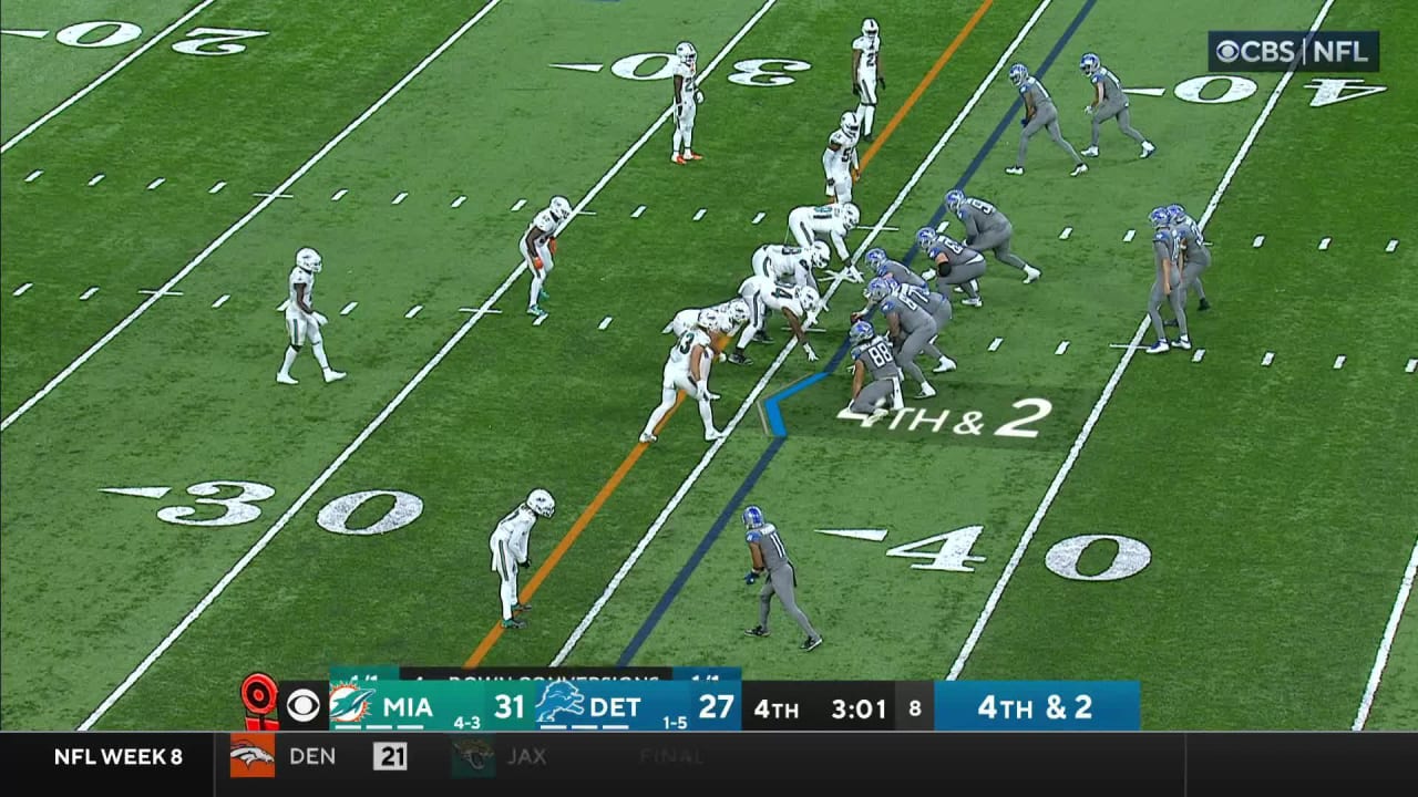 Detroit Lions quarterback Jared Goff's deep launch for wide receiver ...