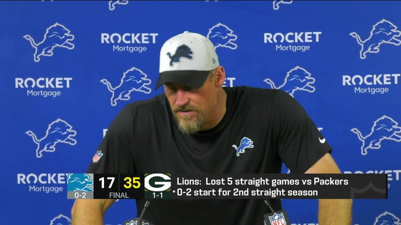Lions head coach Dan Campbell shares what encouraged him despite ...