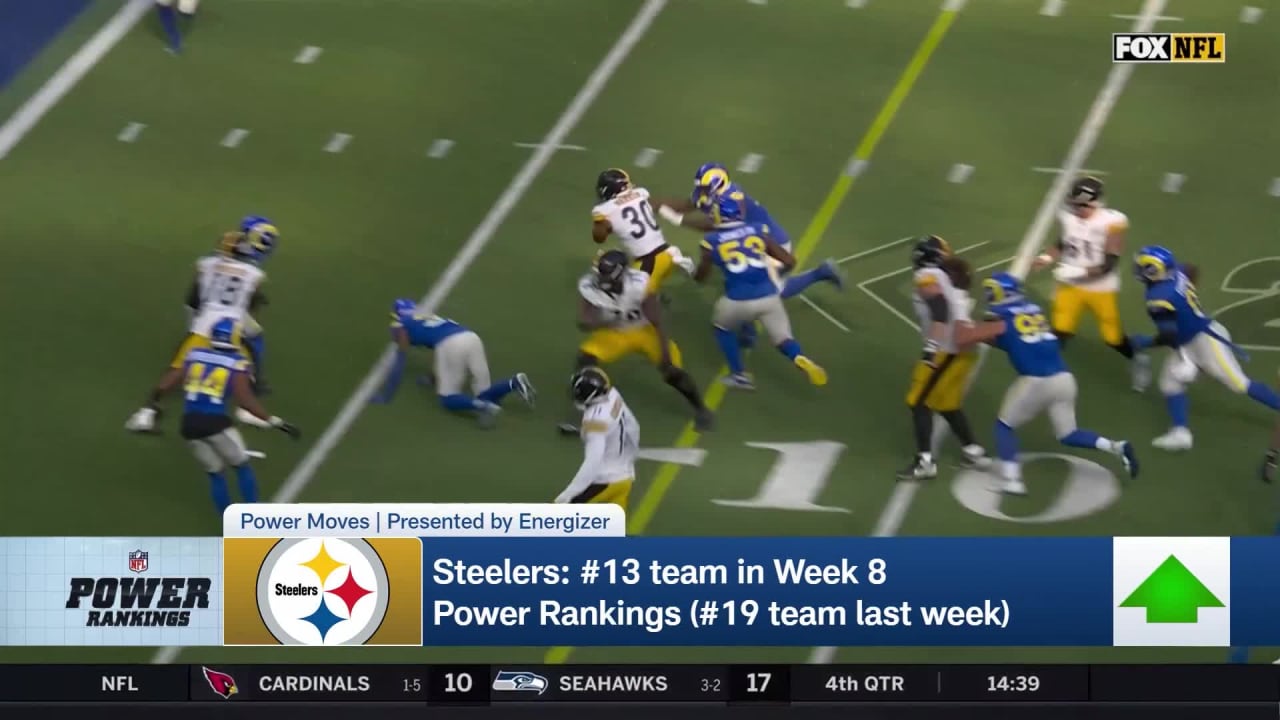 Steelers are #16 on the Power Rankings | Power Moves presented by Energizer