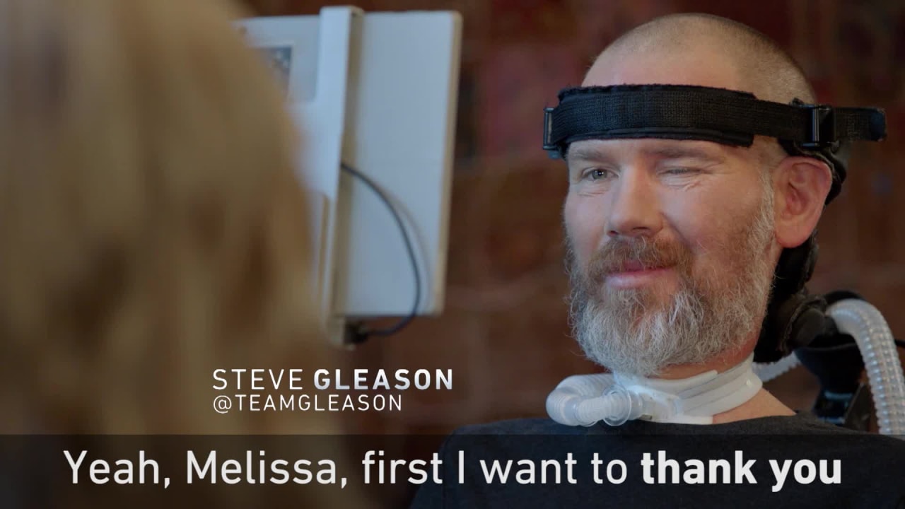 Former NFL player Steve Gleason speaks on what it's like living with ALS