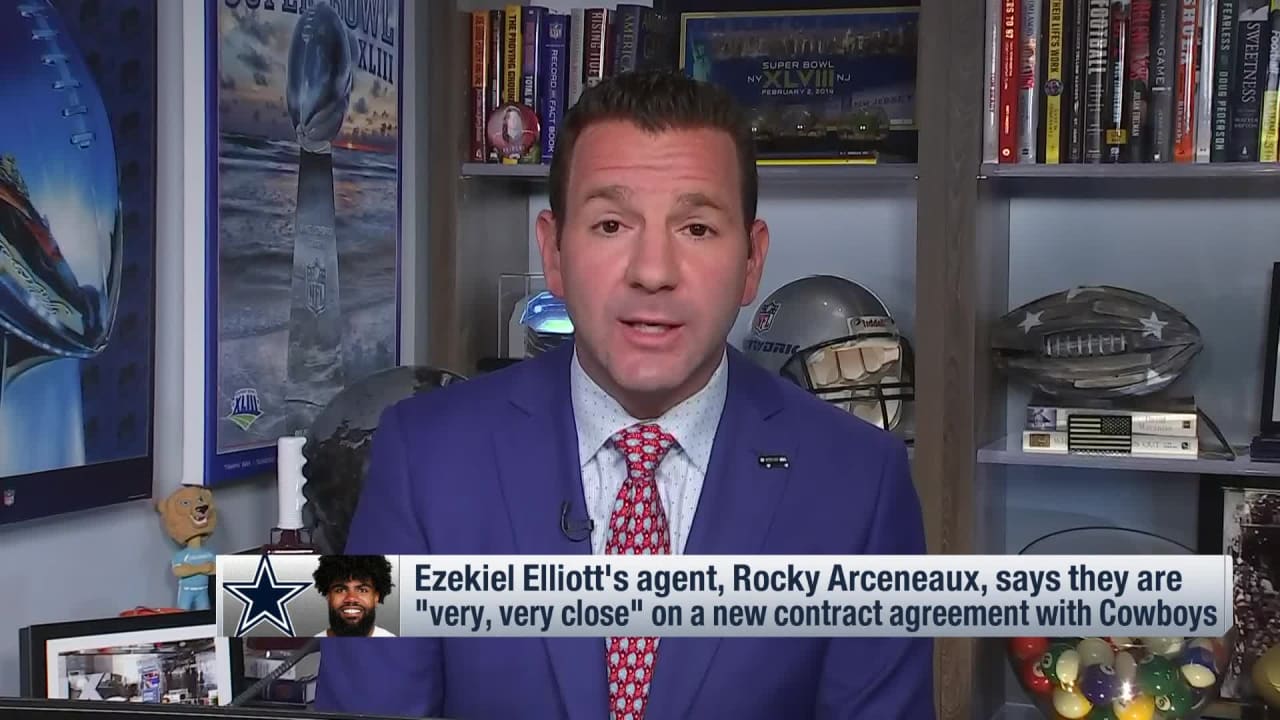 Ian Rapoport: Ezekiel Elliott's agent says he's 'very close' to new ...