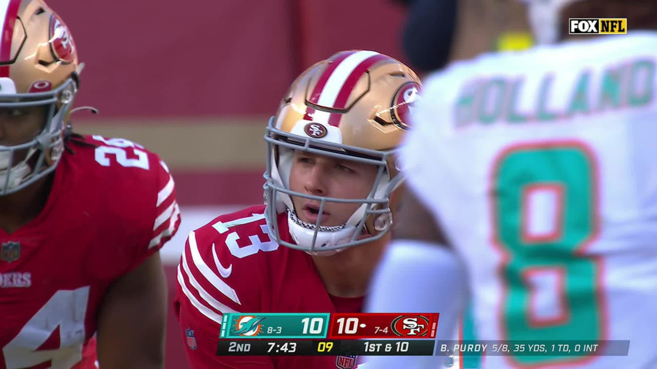 San Francisco 49ers running back Jordan Mason's 19-yard burst is by far ...