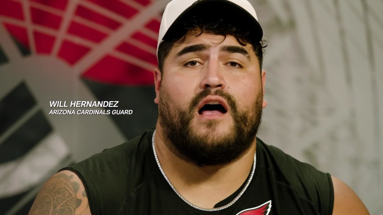 Arizona Cardinals offensive guard Will Hernandez | Latino Heritage Month