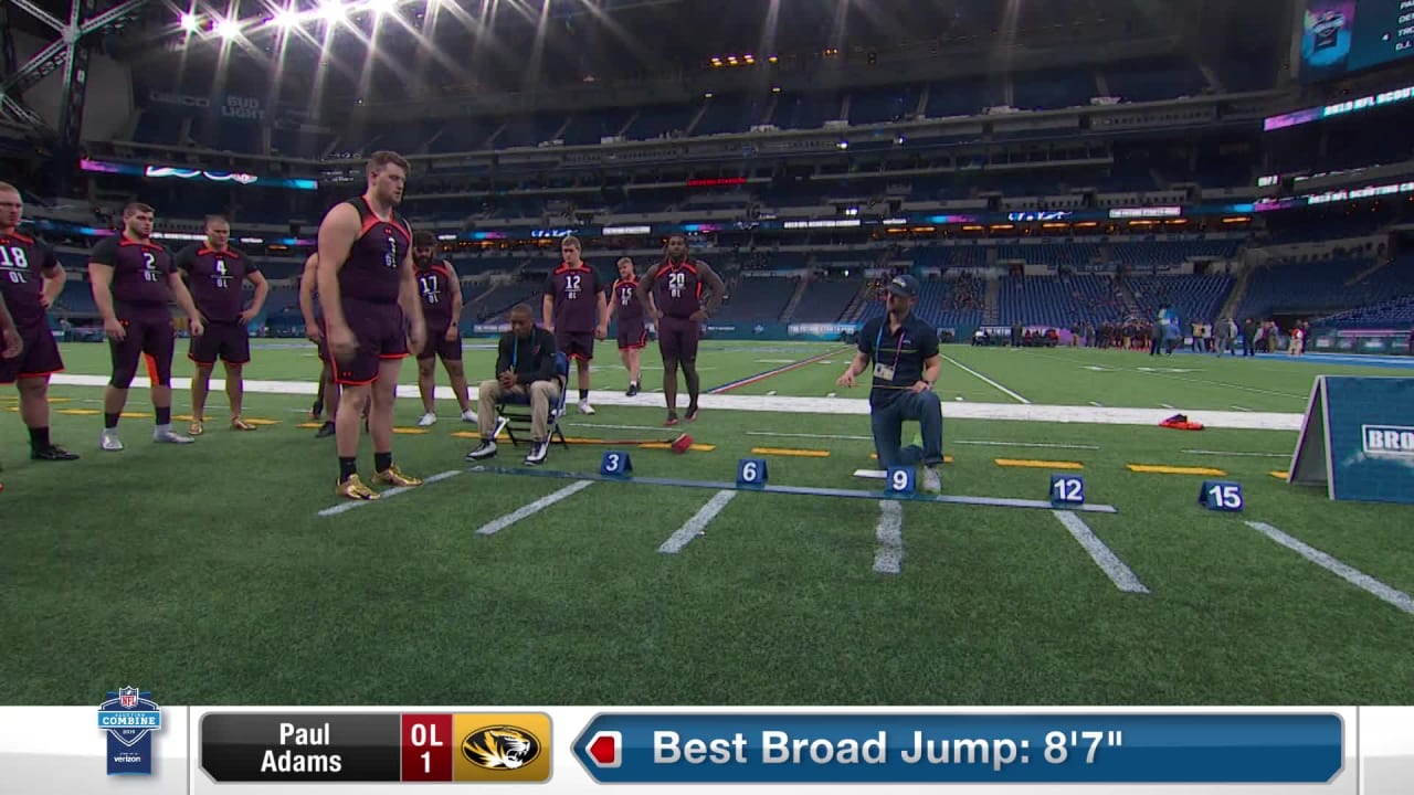Missouri offensive lineman Paul Adams' full 2019 NFL Scouting Combine ...