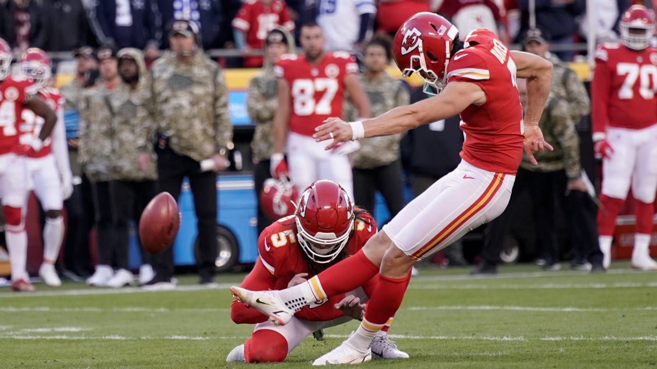 Trick punt! Kansas City Chiefs kicker Harrison Butker shows versatility ...