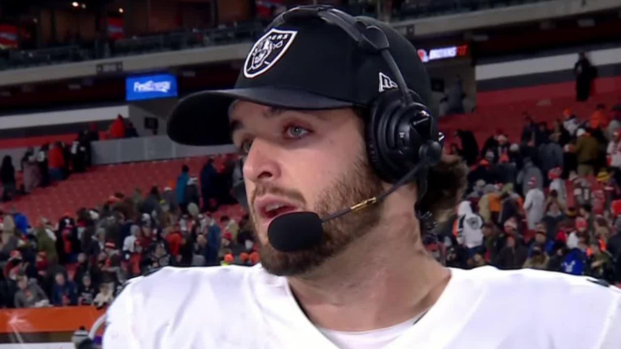 Las Vegas Raiders quarterback Derek Carr on comeback road win vs ...