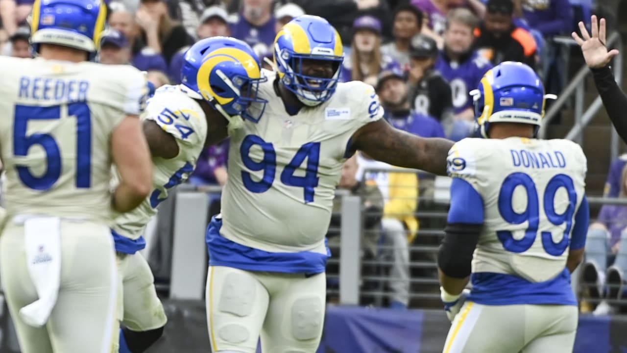 Los Angeles Rams defensive lineman A'Shawn Robinson breaks free for big ...
