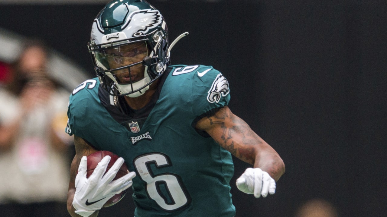 Every Philadelphia Eagles wide receiver DeVonta Smith catch from NFL ...