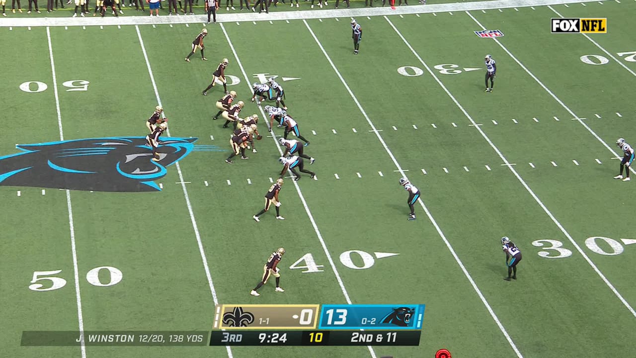 New Orleans Saint wide receiver Tre'Quan Smith's first catch of 2022 ...