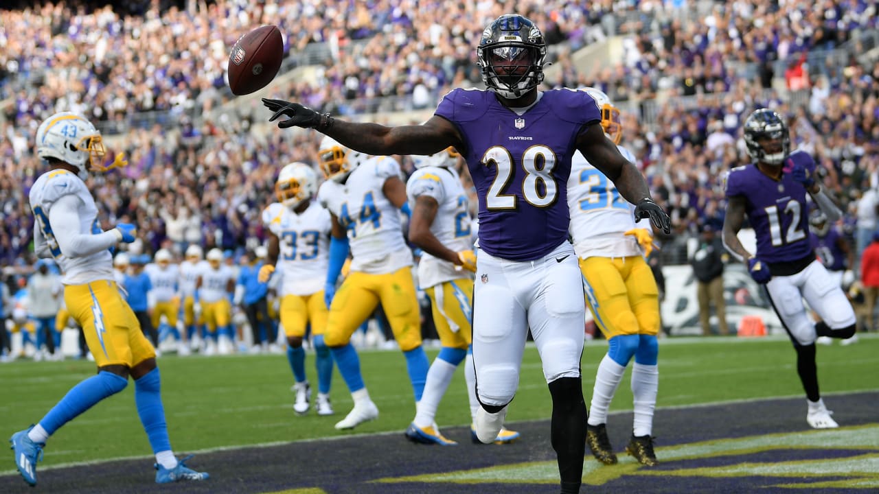 Every Baltimore Ravens touchdown through seven weeks