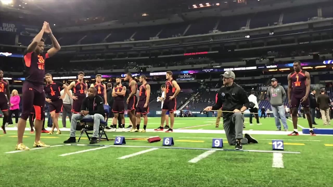 Missouri wide receiver Emanuel Hall leaps to best broad jump from wide ...