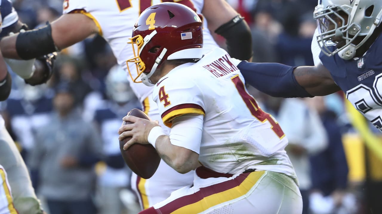 Washington Football Team quarterback Taylor Heinicke unleashes his ...