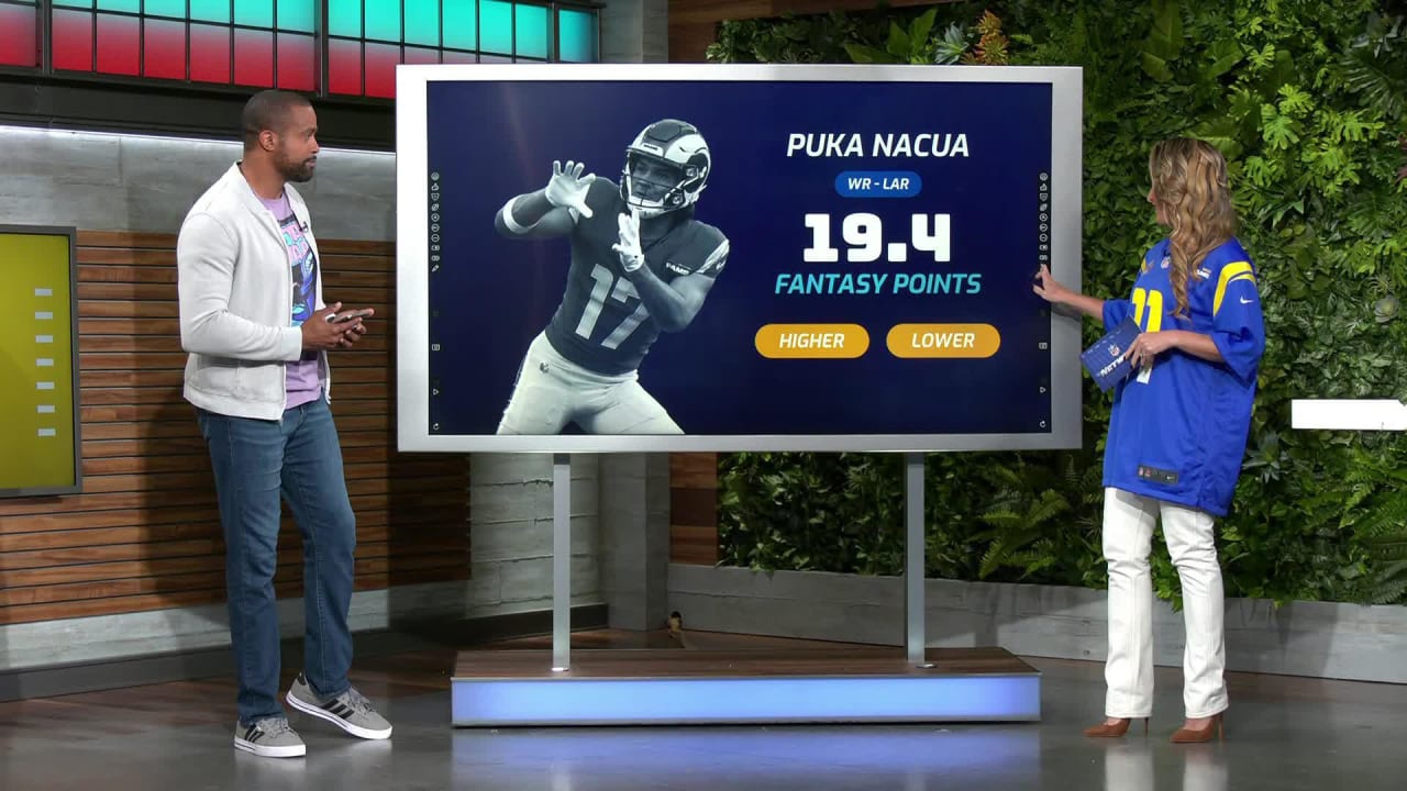 Projecting Los Angeles Rams wide receiver Puka Nacua's Week 8 point ...