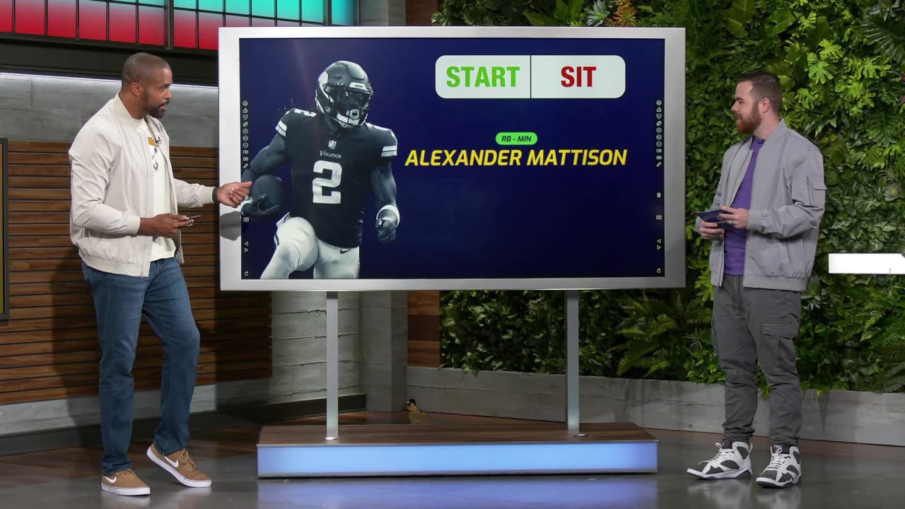 Florio's start/sit decision on Alexander Mattison in Week 7 | 'NFL ...