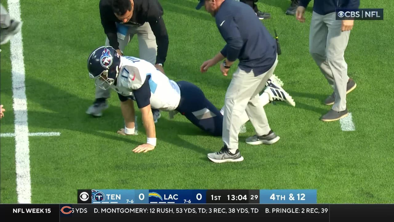 Tennessee Titans quarterback Ryan Tannehill suffers apparent injury on ...