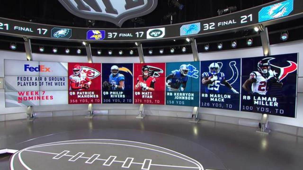 FedEx Air & Ground Players of Week 7 nominees
