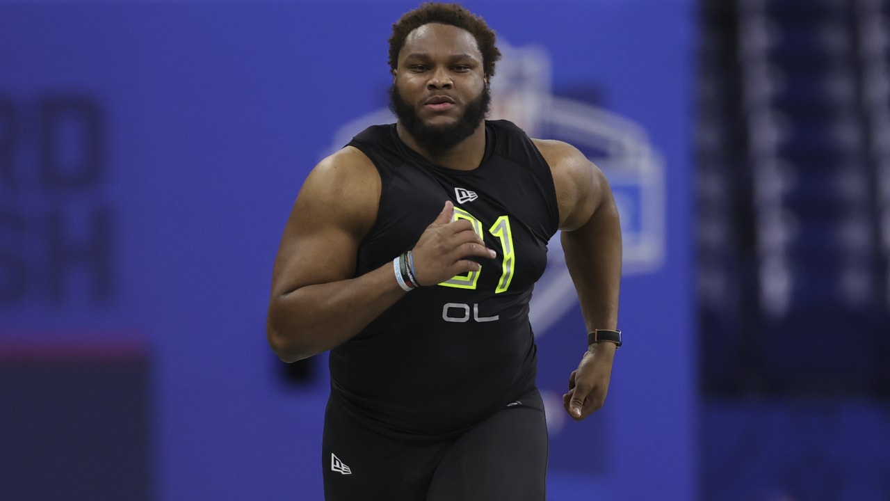 Offensive lineman Ed Ingram runs official 5.02-second 40-yard dash at ...
