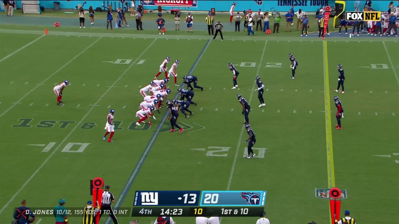 New York Giants wide receiver Kadarius Toney turns corner on jet sweep ...