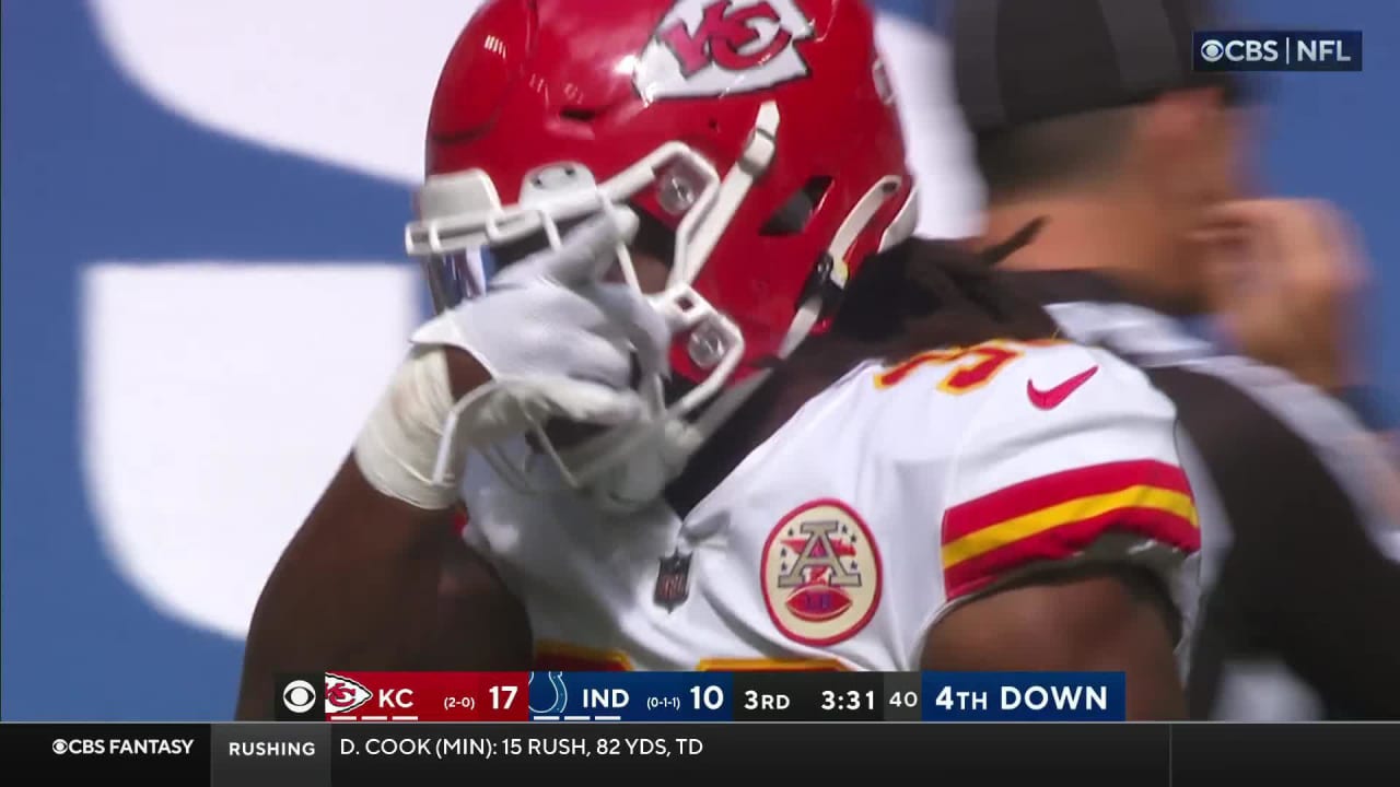 Kansas City Chiefs linebacker Nick Bolton shoots out of a cannon on ...