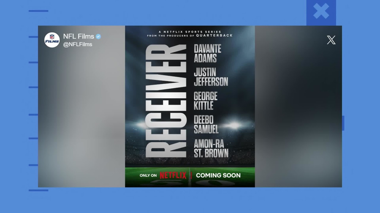 'GMFB' reacts to new Netflix 'RECEIVER' series following stars of the NFL