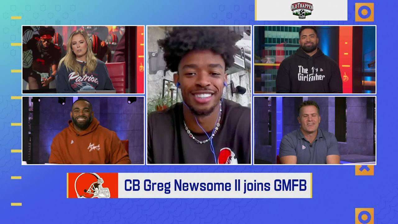 Cleveland Browns cornerback Greg Newsome II joins 'GMFB' to discuss quarterback Dillon Gabriel ...