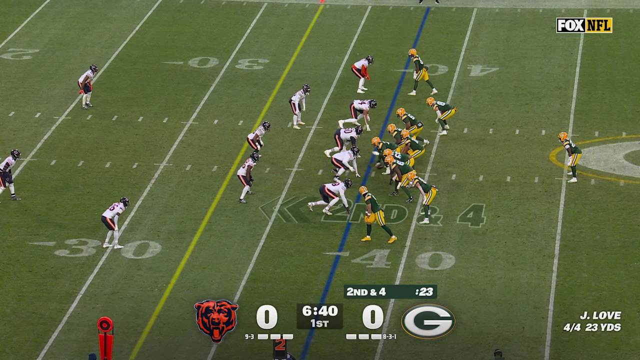 Chicago Bears defensive lineman Montez Sweat sacks Green Bay Packers ...