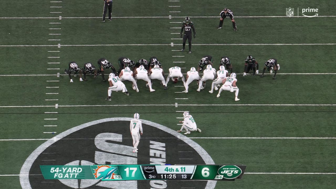 Miami Dolphins kicker Jason Sanders' 54-yard FG extends Dolphins' lead ...