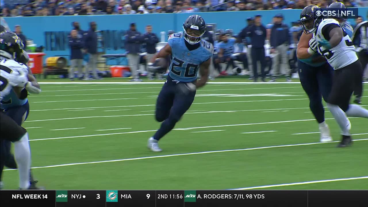 Tennessee Titans running back Tony Pollard's best plays from 124-yard ...