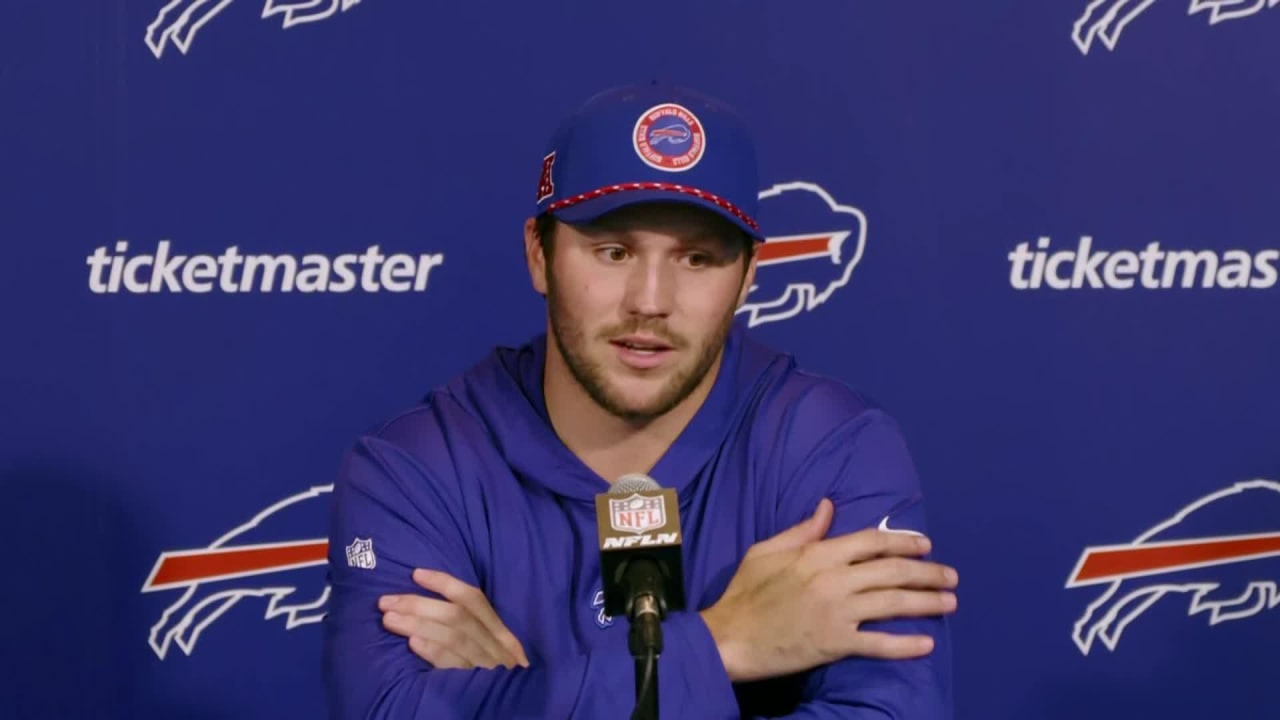 Buffalo Bills quarterback Josh Allen discusses Bills' decision to trade ...