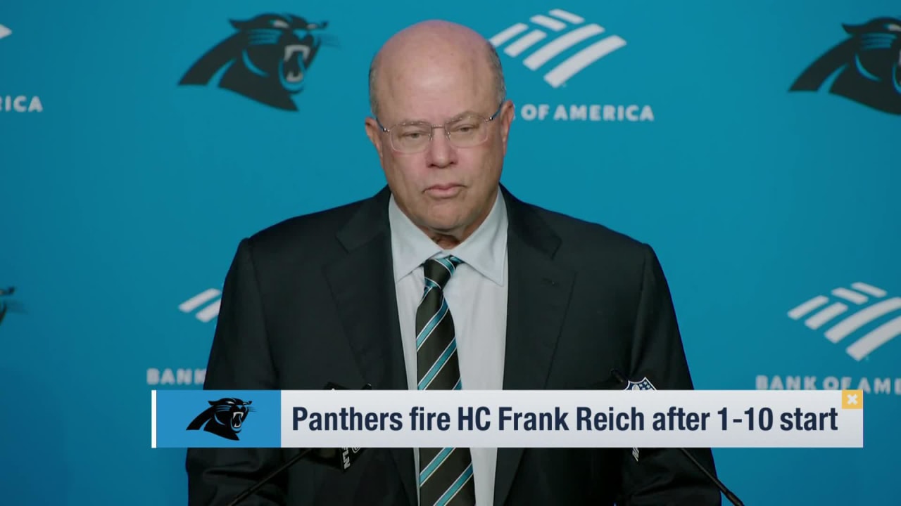 Carolina Panthers owner David Tepper addresses media following firing of head coach Frank Reich