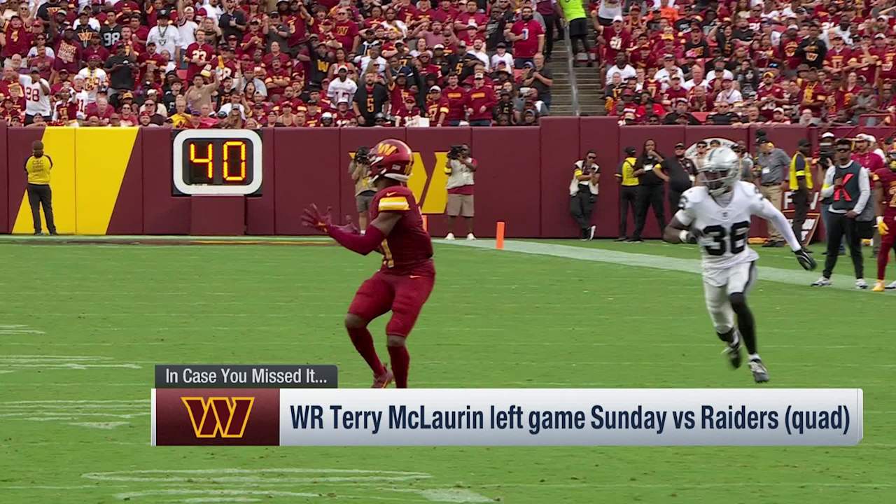 In case you missed it: Scary Terry McLaurin questionable (quad) for ...