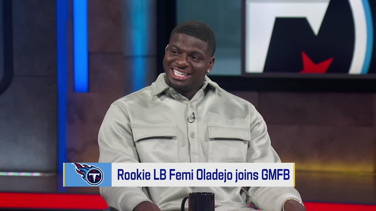 Tennessee Titans rookie linebacker Femi Oladejo on transition from ...