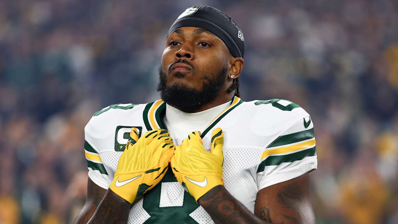 Josh Jacobs practicing with Packers again while prosecutors consider ...