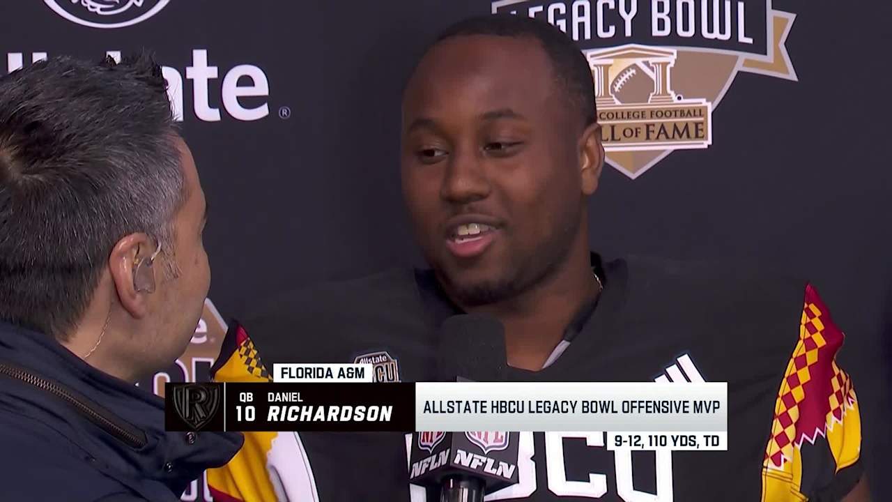Florida A&M University quarterback Daniel Richardson wins offensive MVP ...