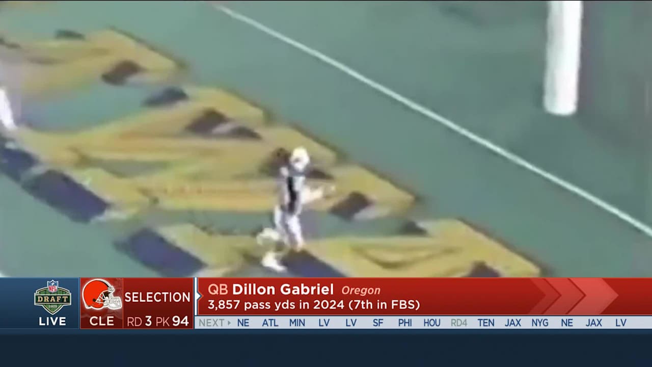 Cleveland Browns select quarterback Dillon Gabriel with No. 94 pick in 2025 draft