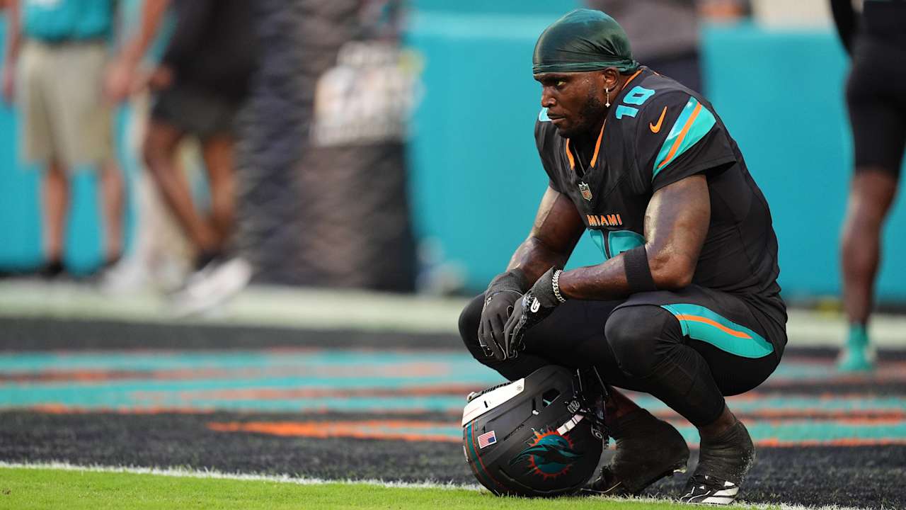 Dolphins WR Tyreek Hill uncertain about future after knee injury ...