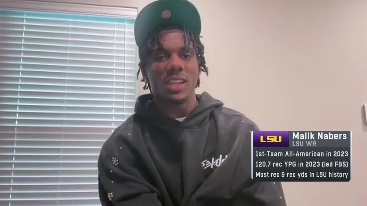 LSU Tigers wide receiver Malik Nabers talks accepting 'once in a ...