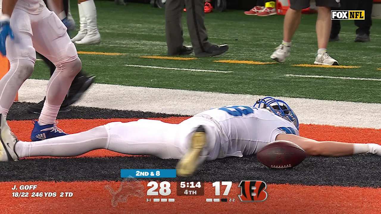 Detroit Lions wide receiver Isaac TeSlaa's second NFL touchdown comes ...