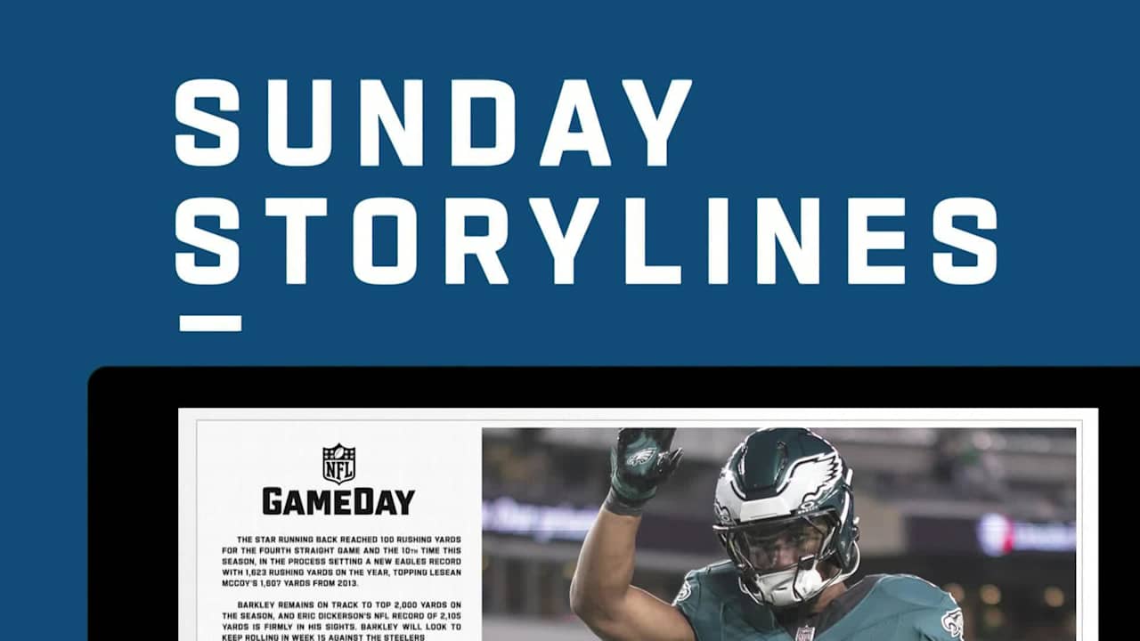 Sunday storylines entering Week 16 | 'NFL GameDay Morning'